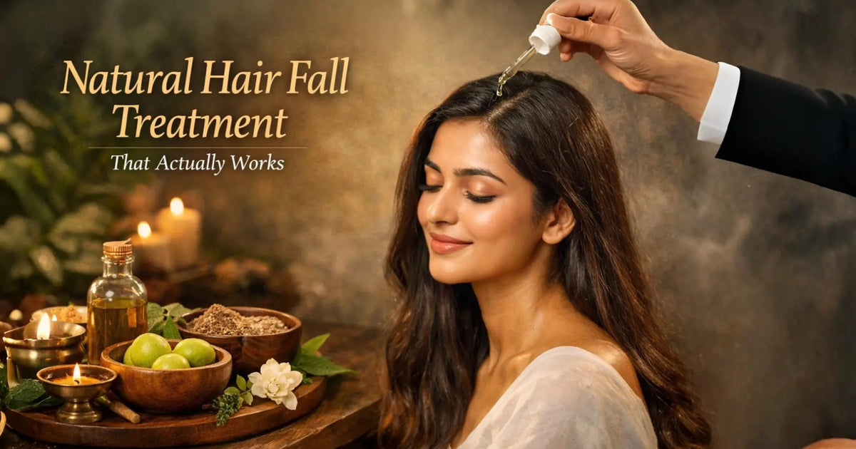 Natural Hair Fall Treatment That Actually Works – Saanté Selfcare